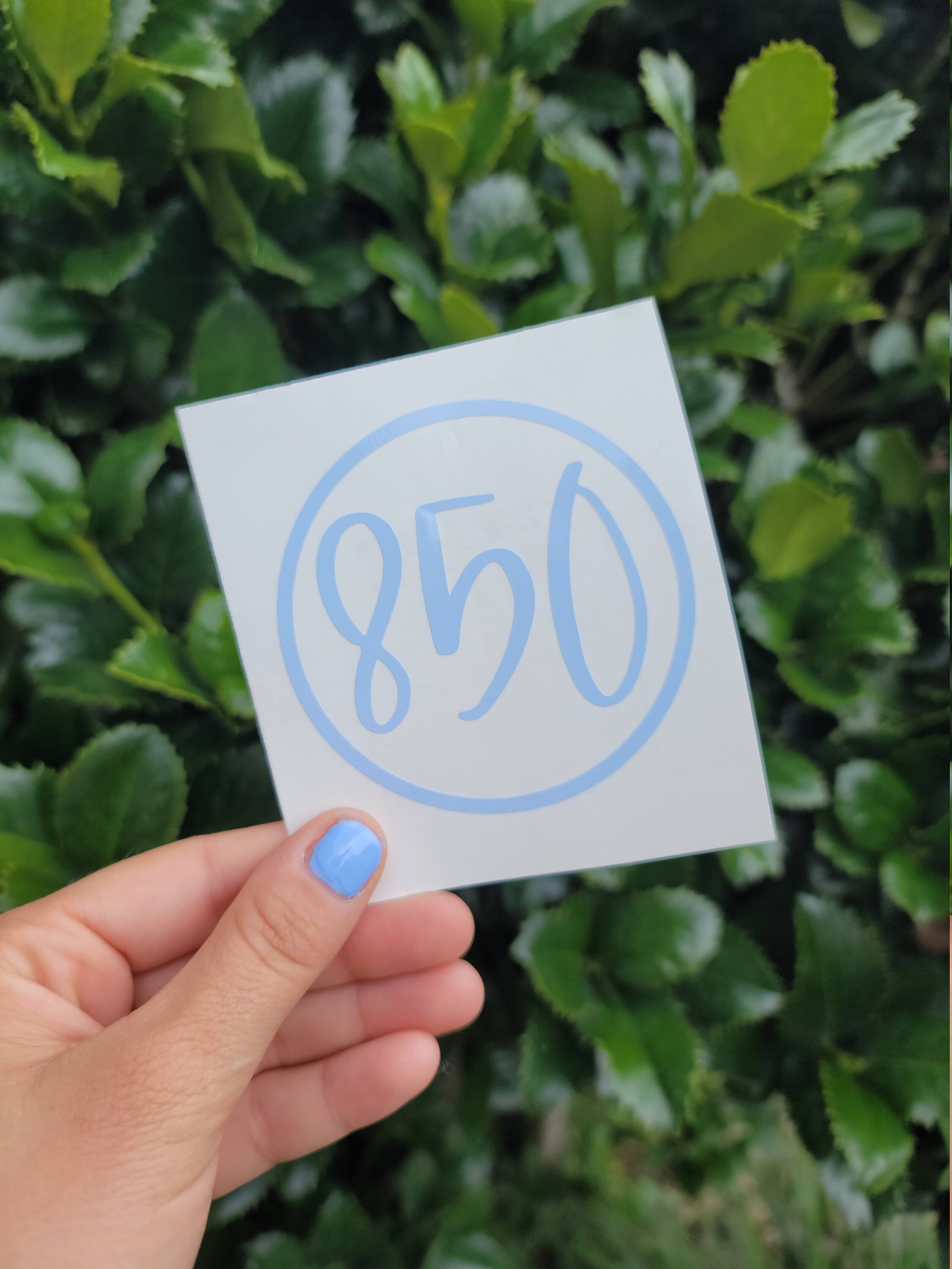 Custom Area Code Vinyl Decal Sticker - Etsy