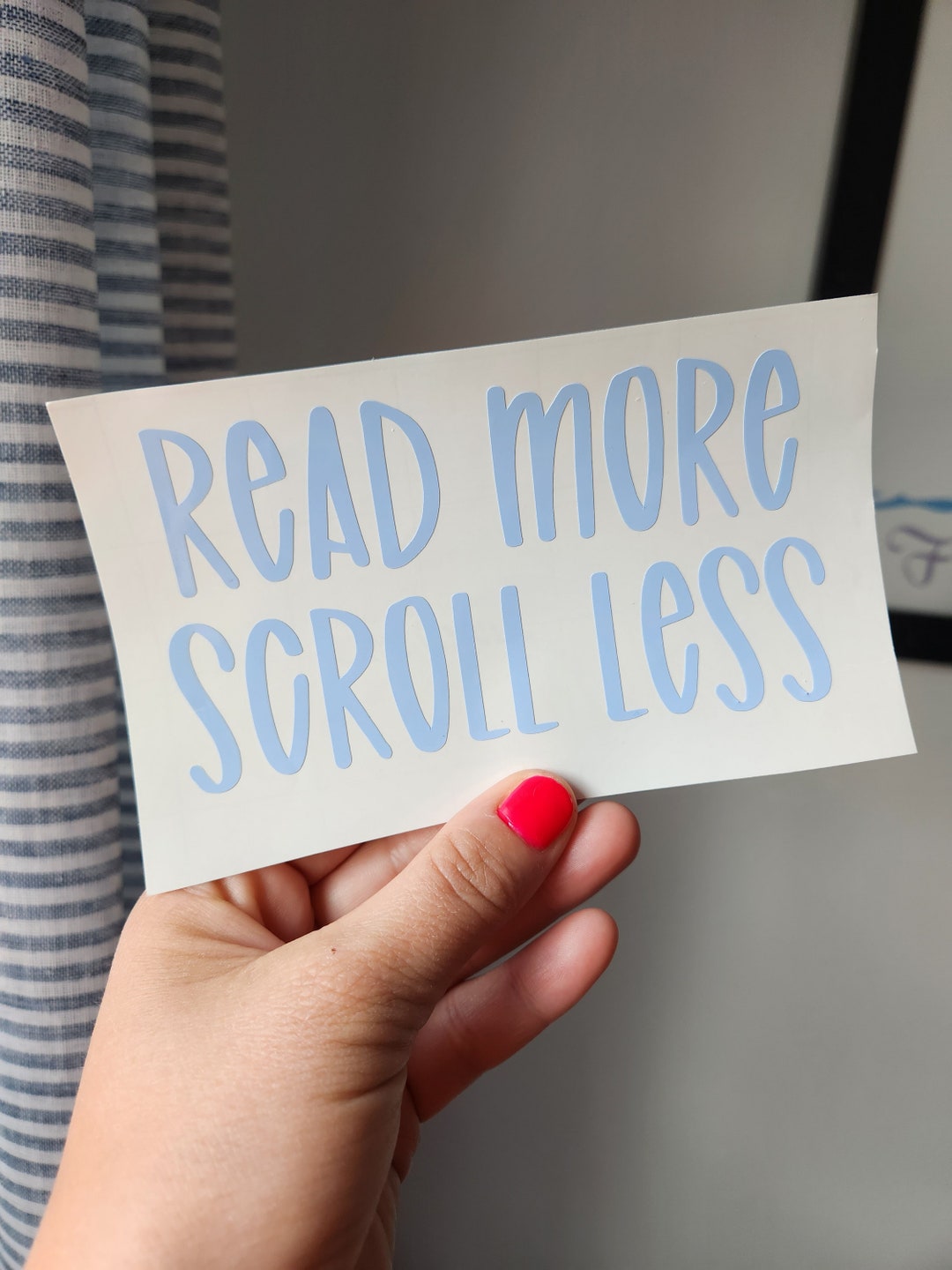 Read More, Scroll Less Vinyl Decal Sticker - Etsy