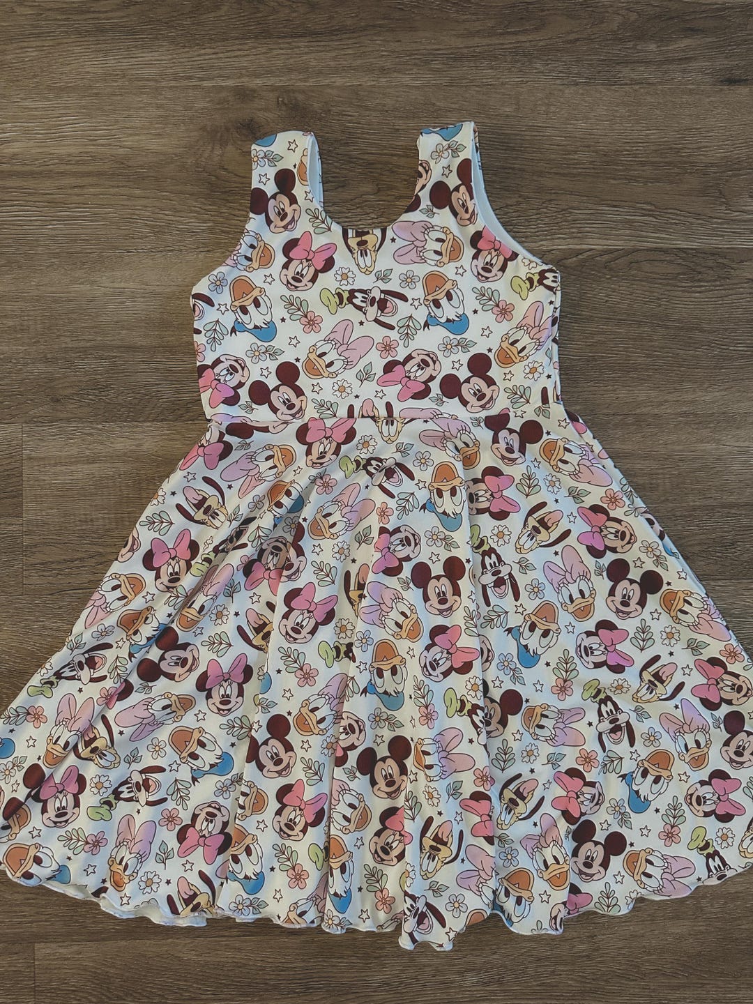 Mickey & Friends Floral Dress| Minnie Mouse Dress | Disney Dress ...