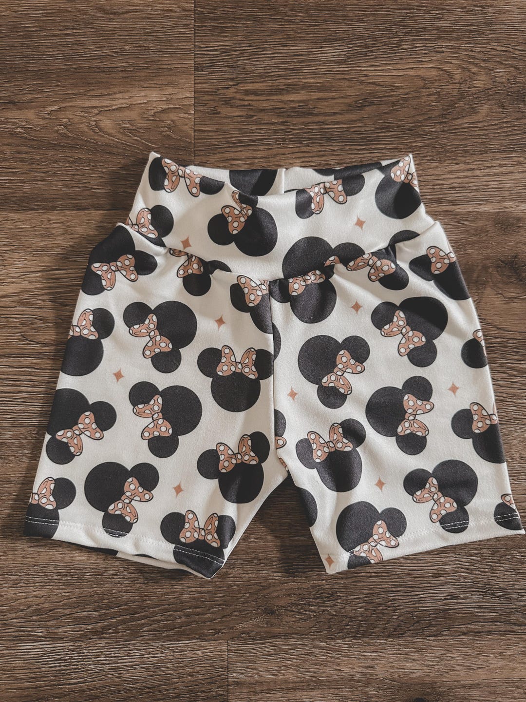 Pink Minnie Biker Shorts| Disney Mouse Shorts| Girl Disney Outfit ...