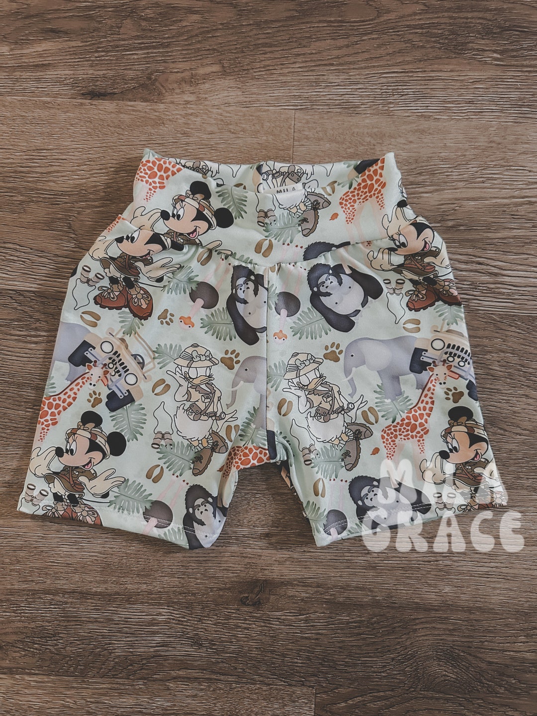 Minnie & Daisy Safari Biker Shorts| Mickey Shorts | Animal Kingdom ...