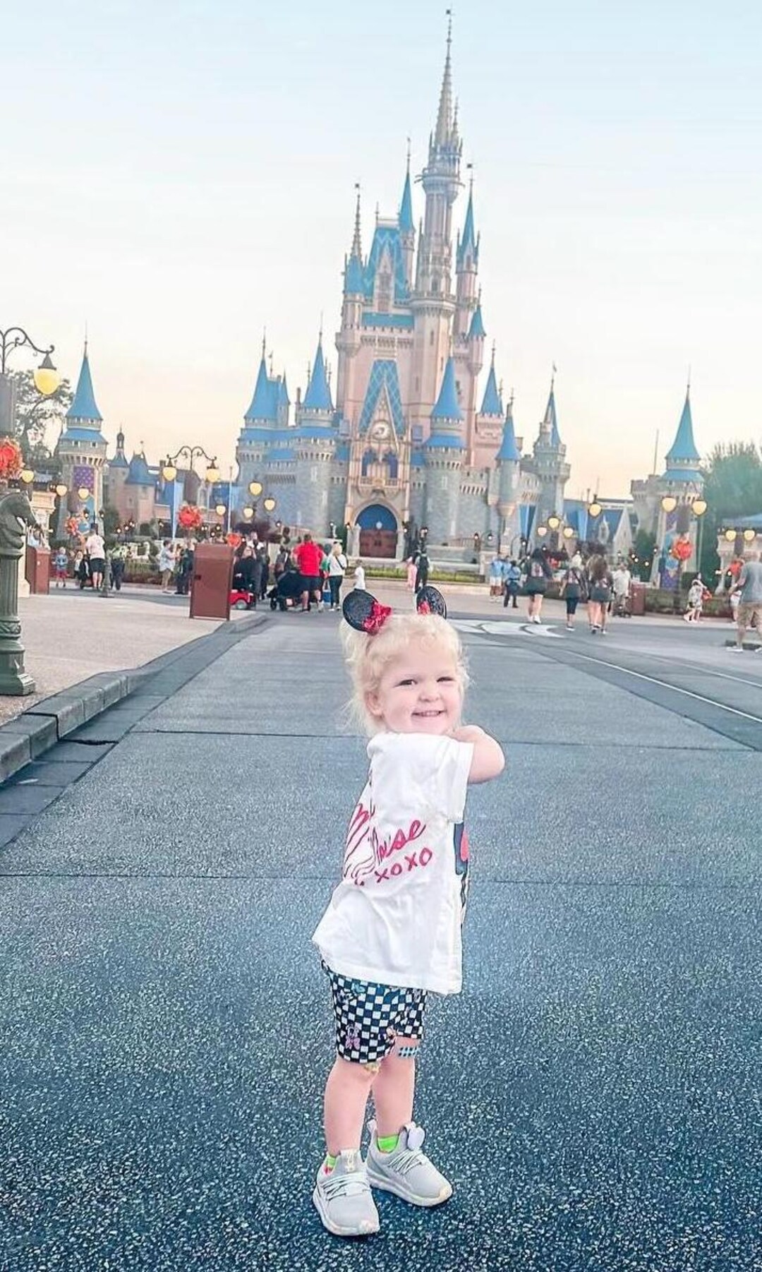 Mickey & Friends Checkered Biker Shorts| Minnie Mouse Shorts| Vans ...