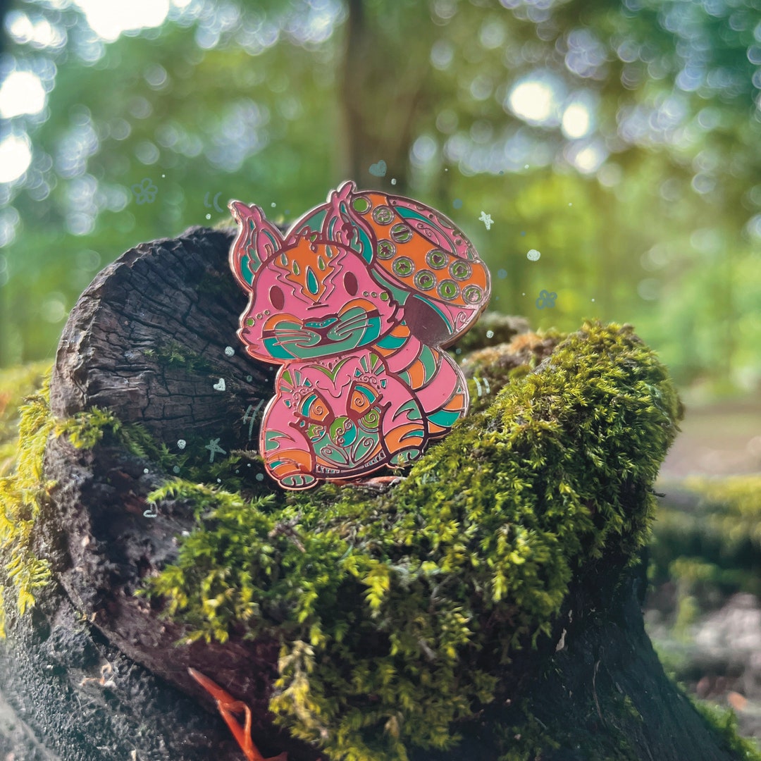 Scout The Squirrel Hard Enamel Pin Squirrel Pin Kawaii Cute Accessories Cute Pin Etsy