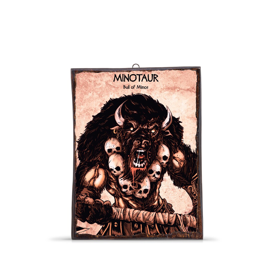 Minotaur-greek Mythology -fantasy Creatures- Wall Decor - Fantasy ...