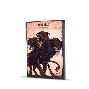 Cerberus- Mythical Creatures Fantasy Beasts - Wood Art- Greek Mythology ...
