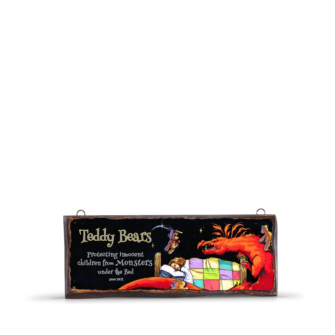 Teddy Bears - Wall Hanging - Wooden Sign - Wood Art - Children's Room ...