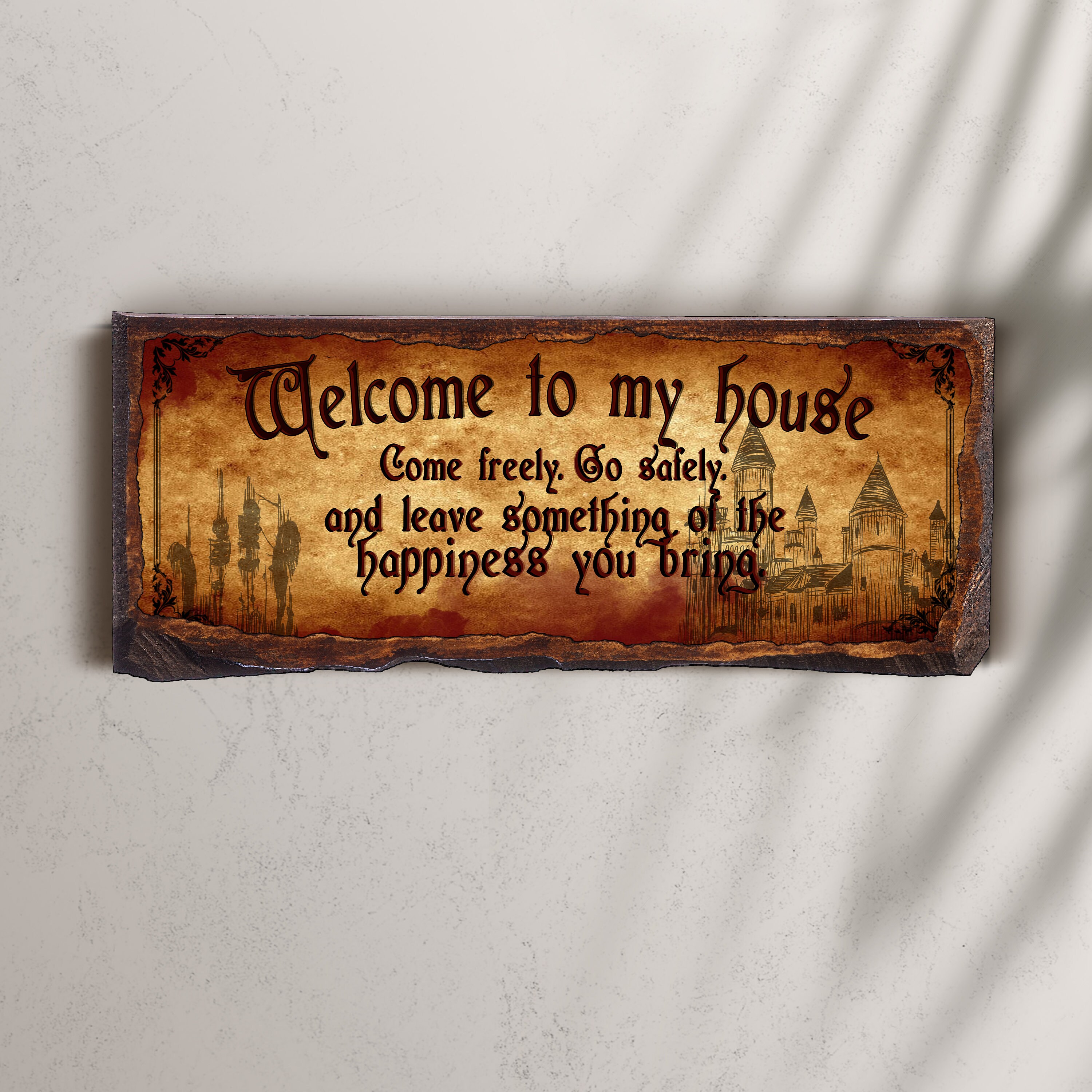 Welcome to my house Bram Stoker Dracula Literary gift | Etsy