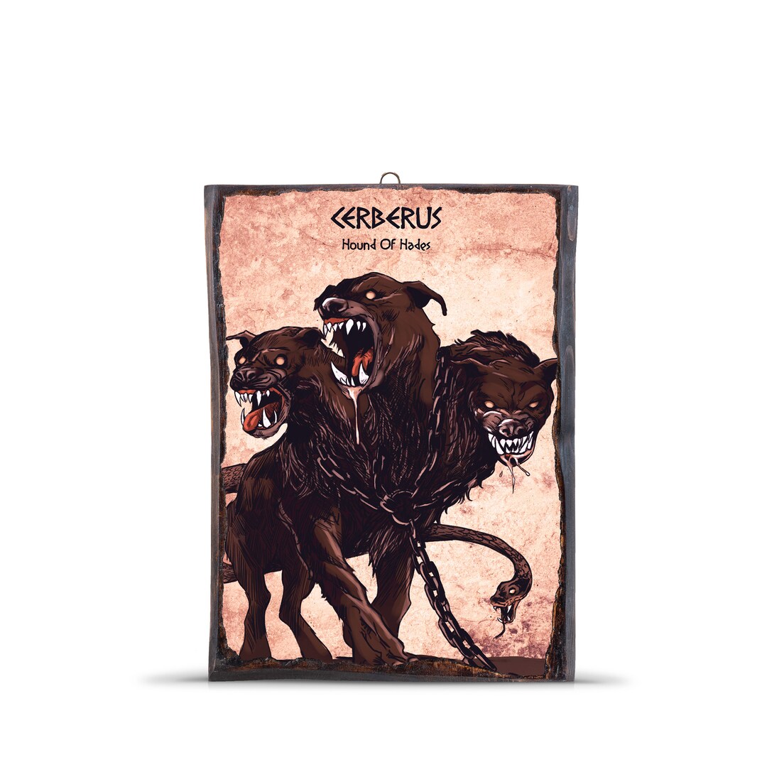 Cerberus- Mythical Creatures Fantasy Beasts - Wood Art- Greek Mythology ...