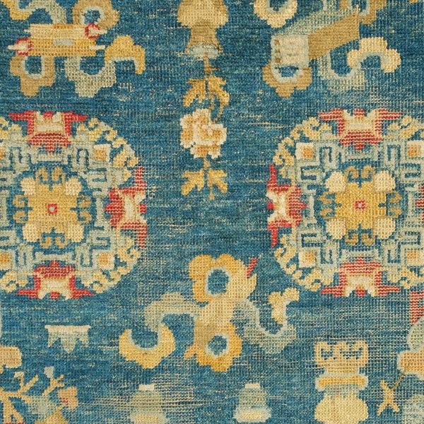 Chinese Silk Rug - Etsy