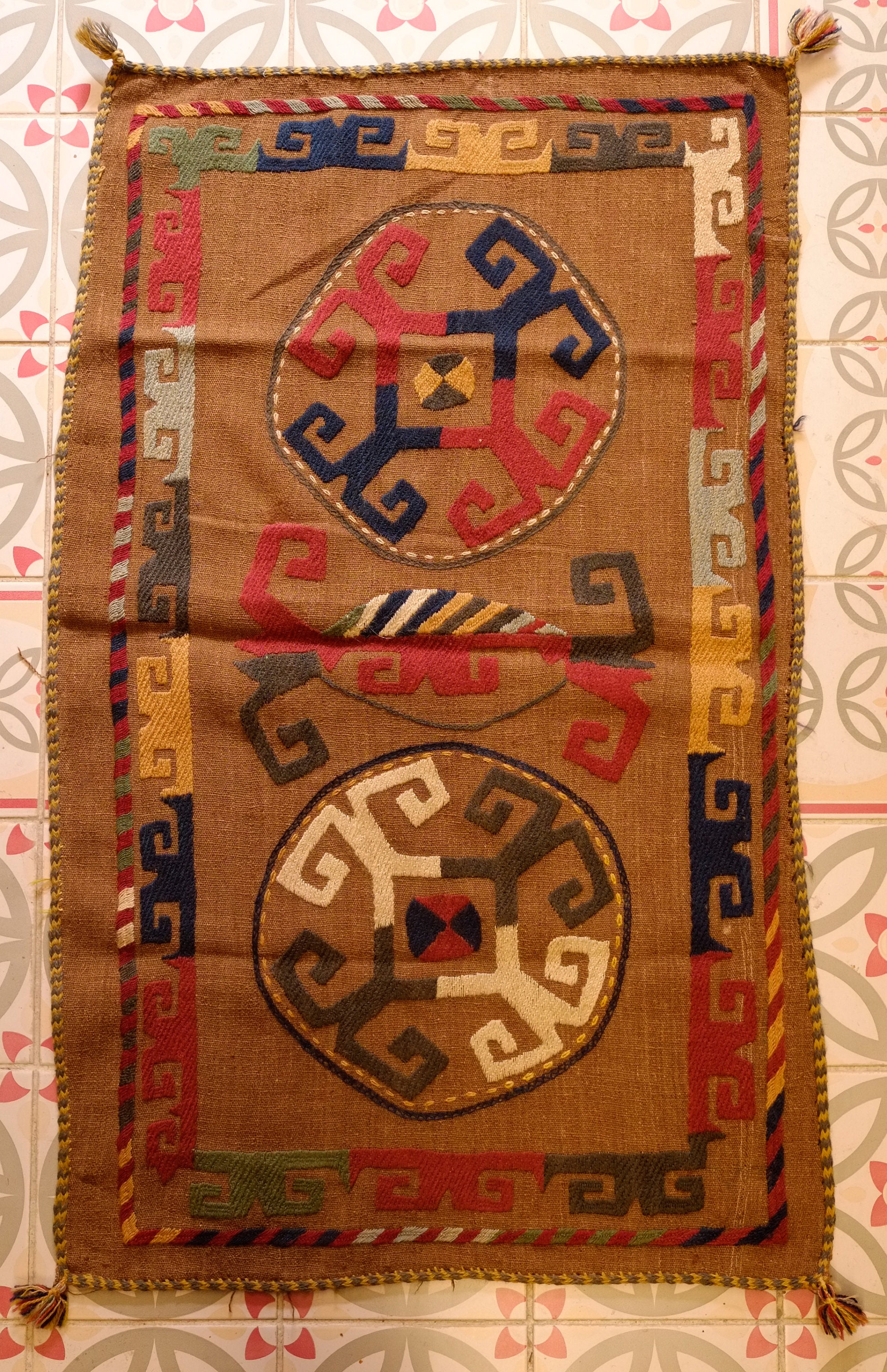 Buy Kungrad Uzbek Suzani Kilim Online in India - Etsy