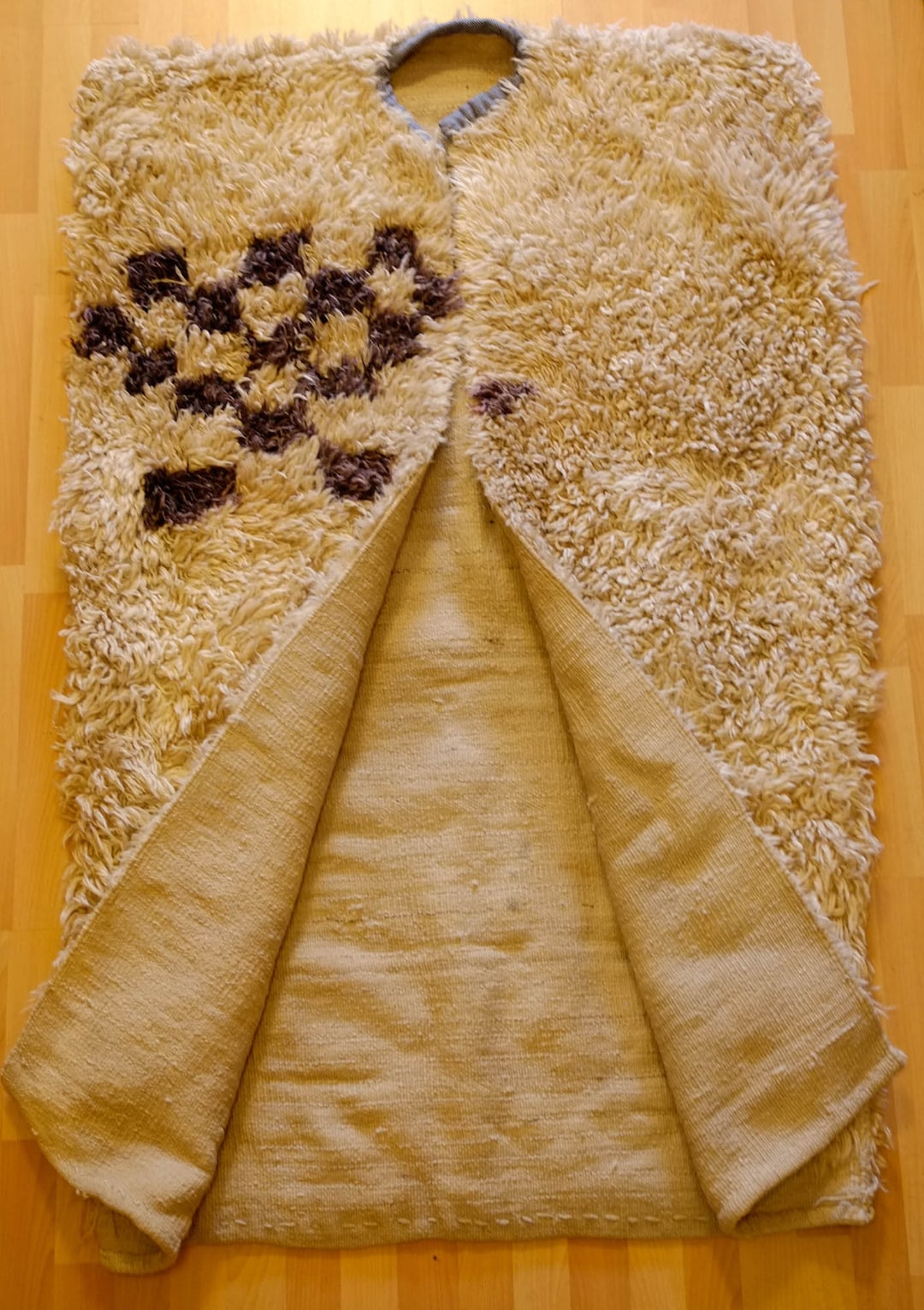 Turkish Shepherd's Pile Wool Cloak - Etsy