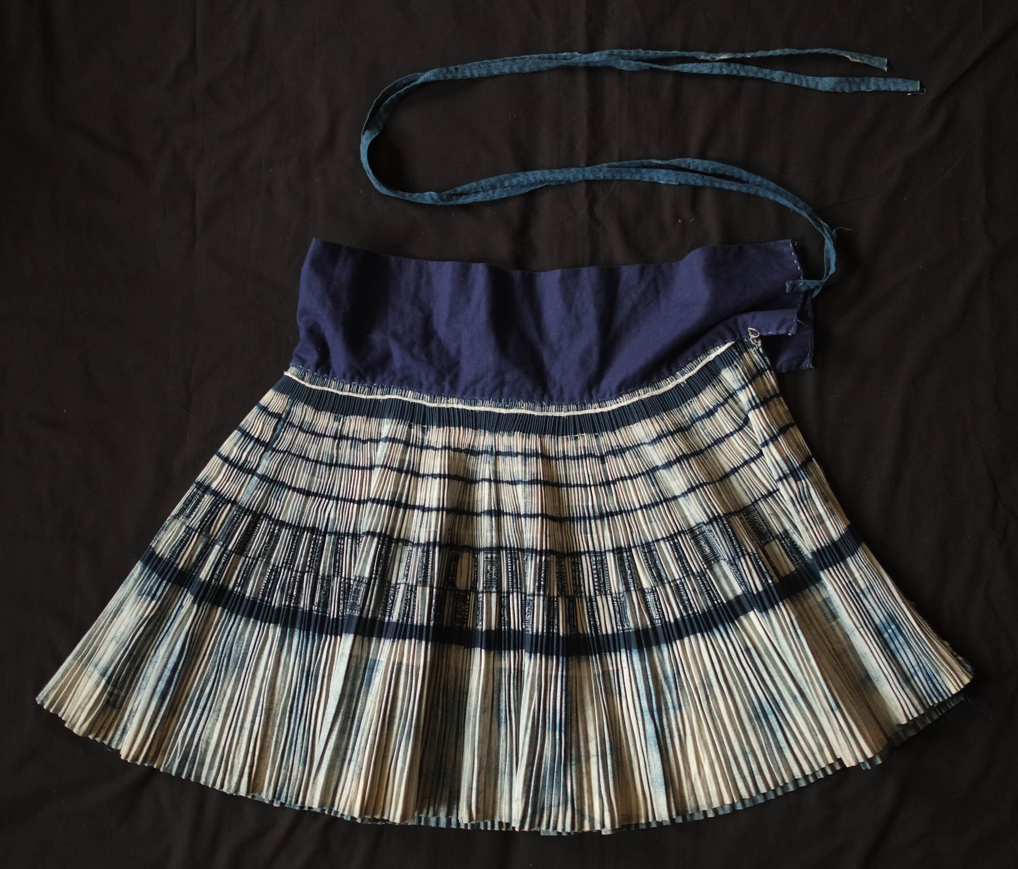 Miao Chinese Minority Indigo Dyed Skirt - Etsy