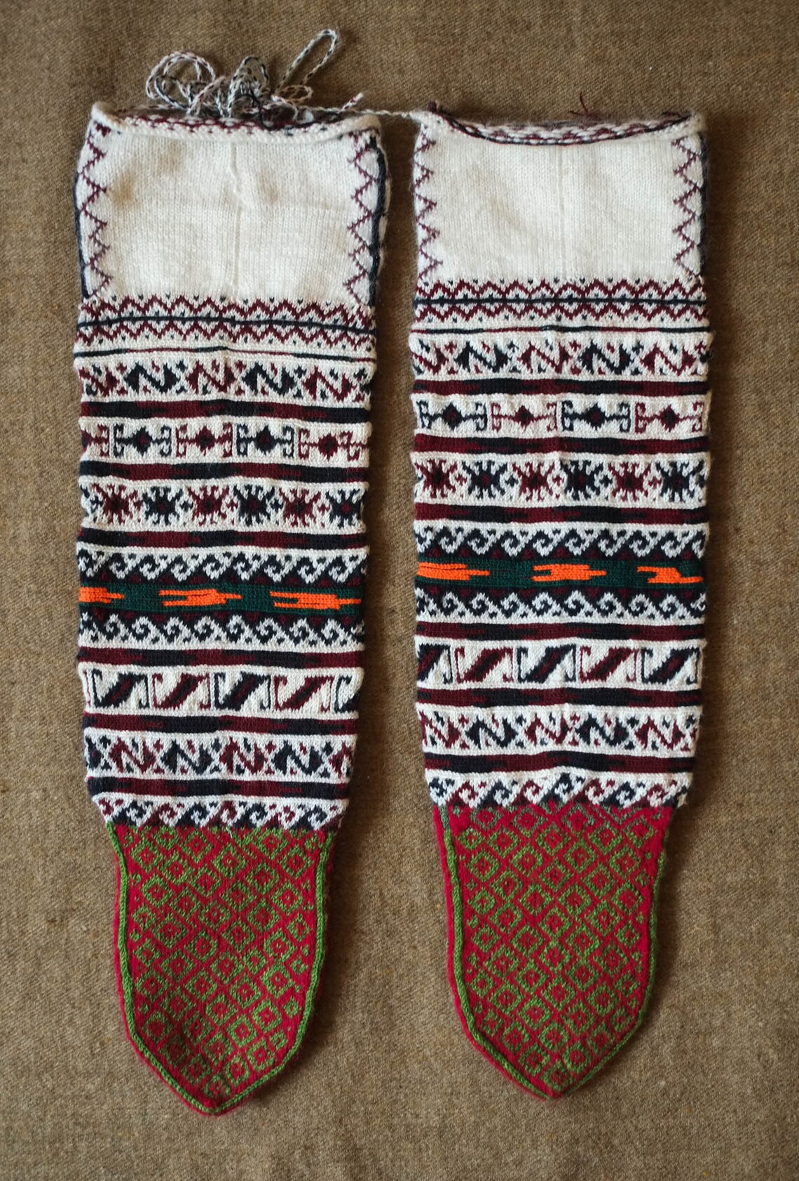 Antique Turkish Village Socks - Etsy