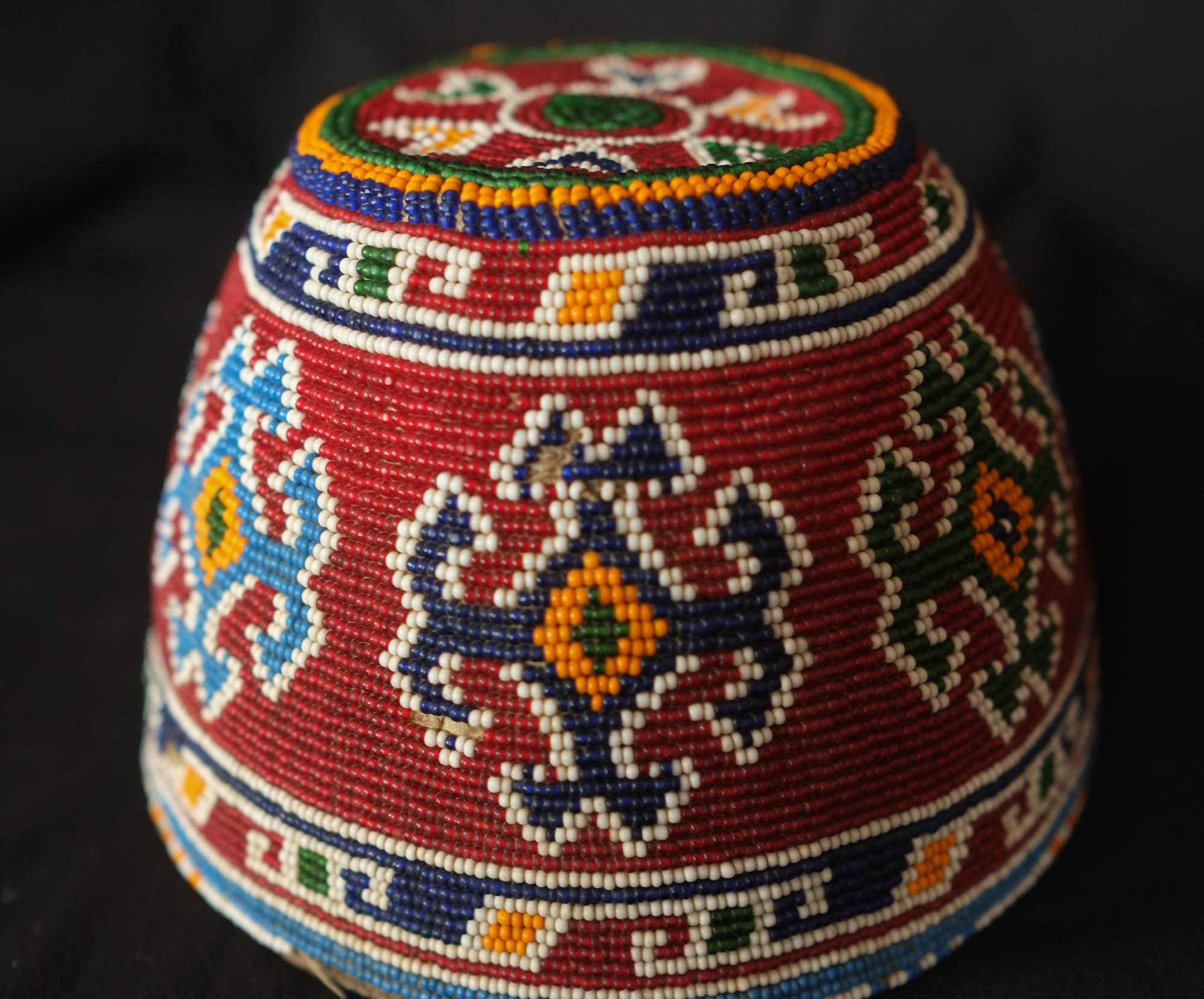 Afghan Pashtun Beaded Cap - Etsy