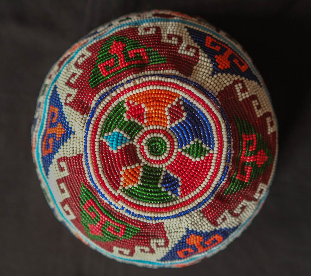 Afghan Pashtun Beaded Cap - Etsy