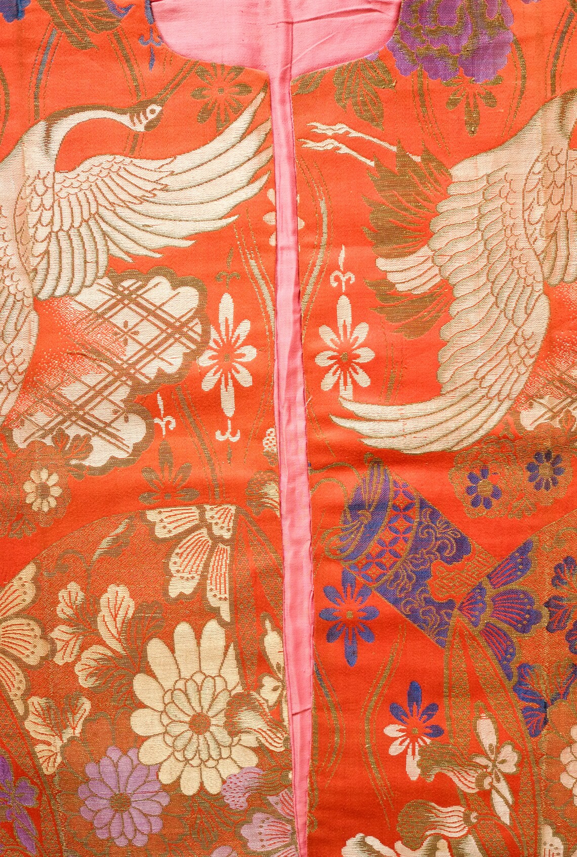 Japanese Kimono Fabric Ottoman Jacket - Etsy