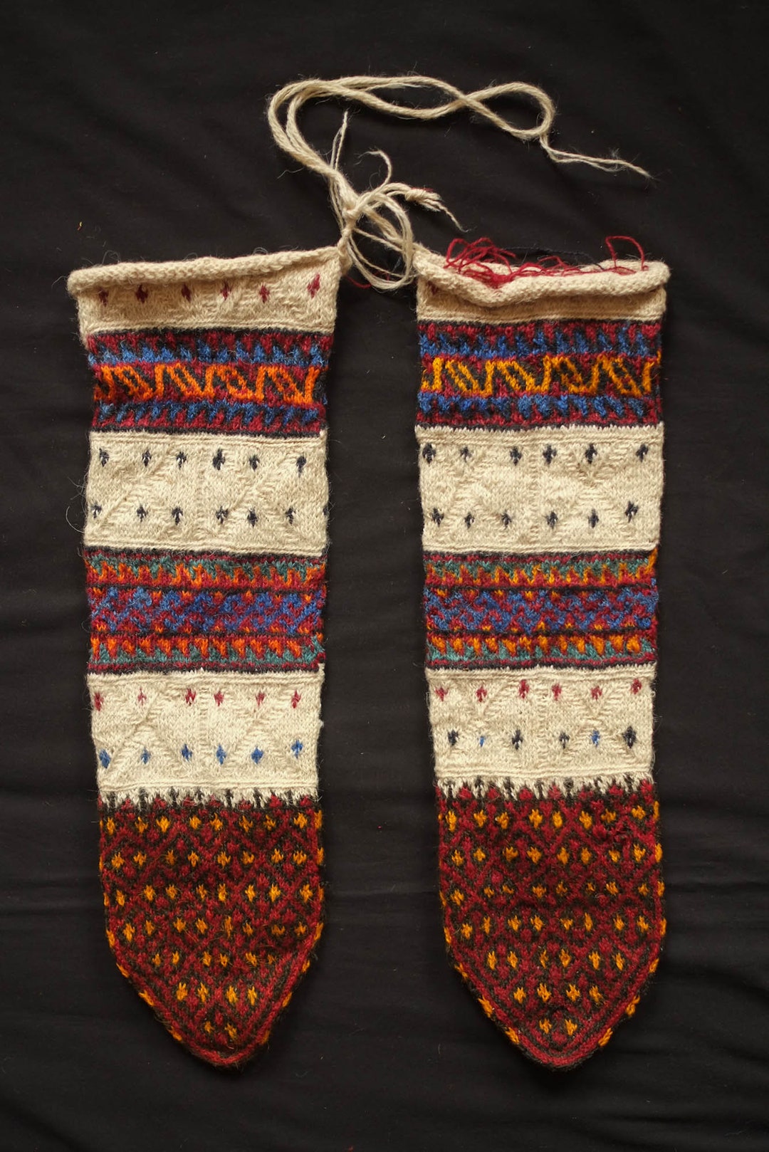 Antique Turkish Village Socks - Etsy