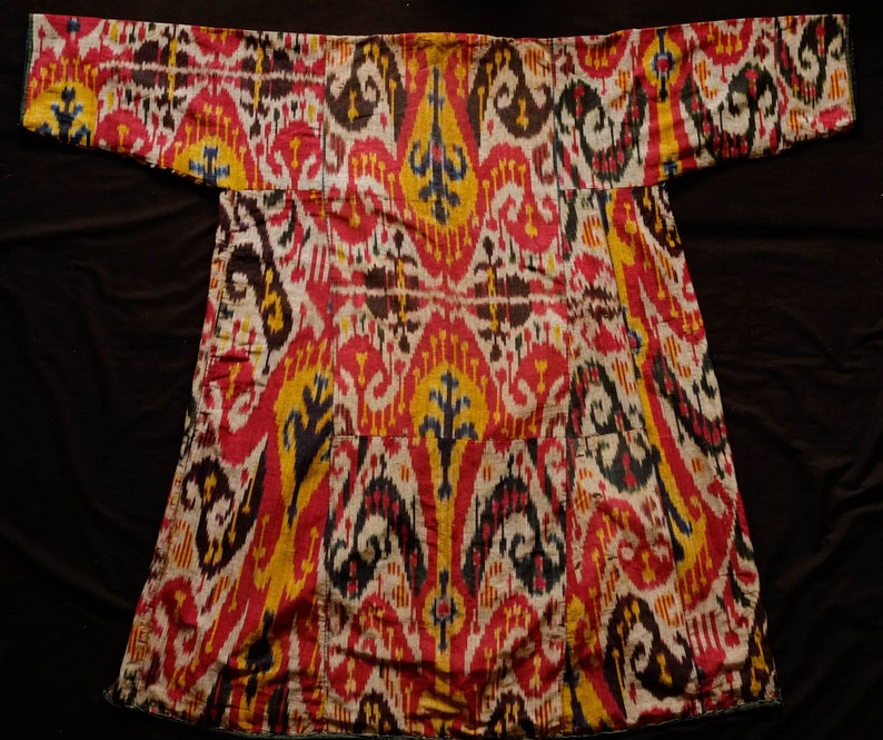 Silk Ikat Uzbek Chapan Robe - Etsy