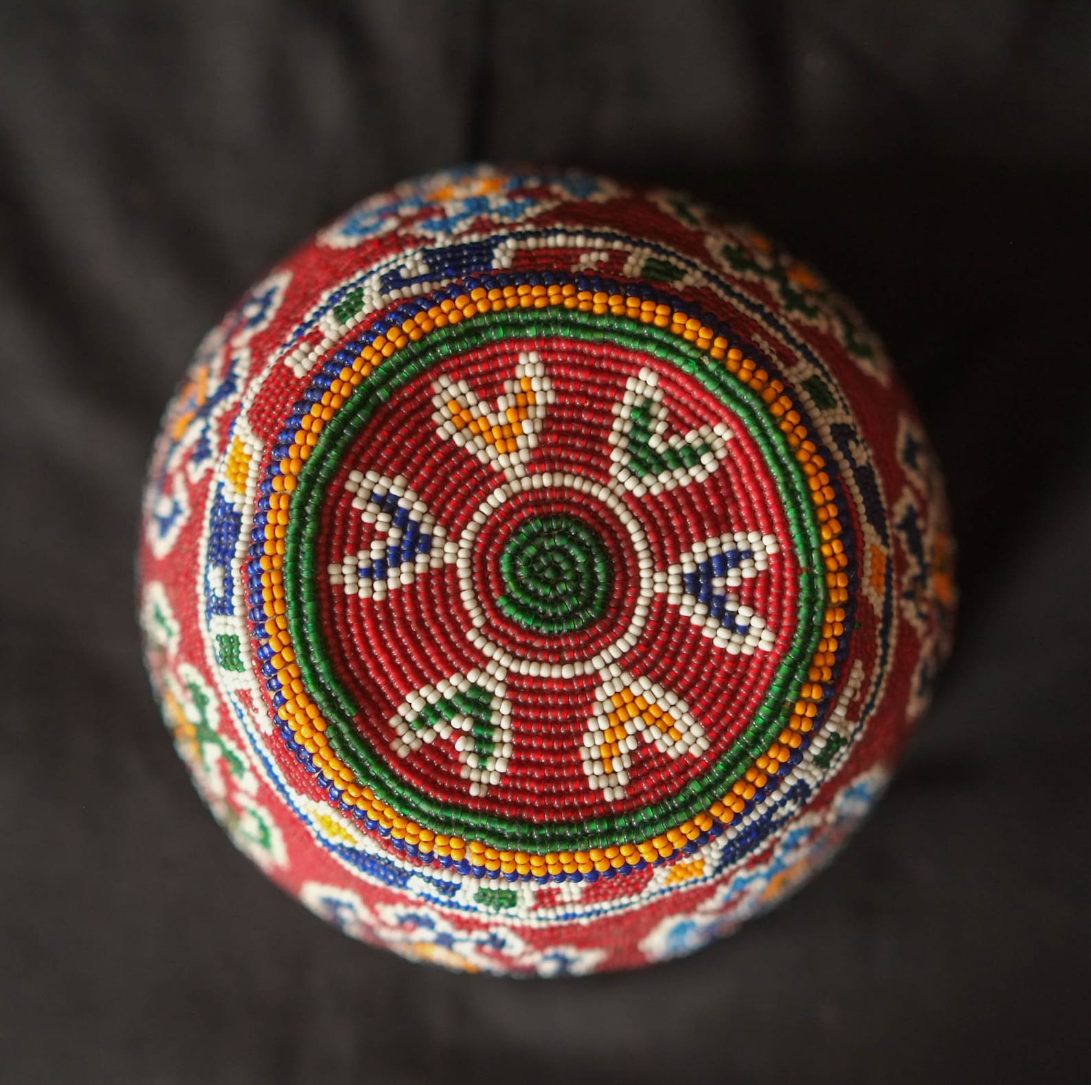Afghan Pashtun Beaded Cap - Etsy