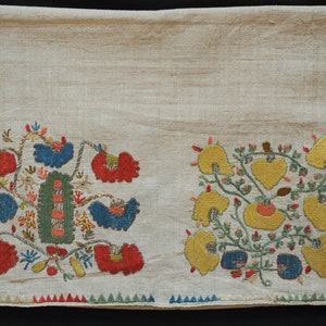 Ottoman Embroidered Yaglik Napkin or Sash - Etsy