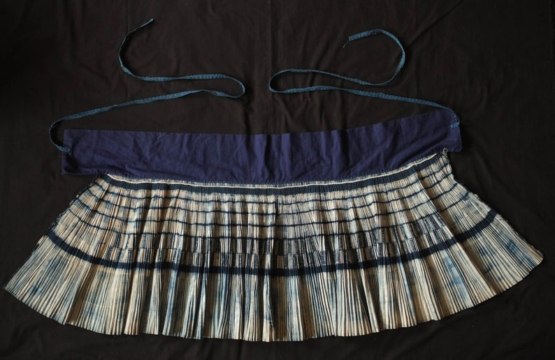 Miao Chinese Minority Indigo Dyed Skirt - Etsy