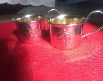 Sterling Silver Baby Cups - Etsy
