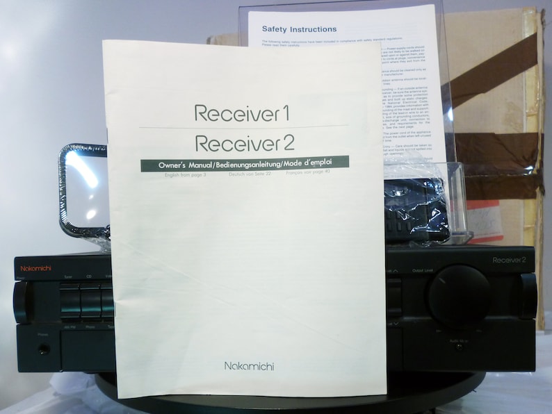 Nakamichi Hi-end Receiver 2 Stereo Receiver AM FM Tuner Phono Video ...