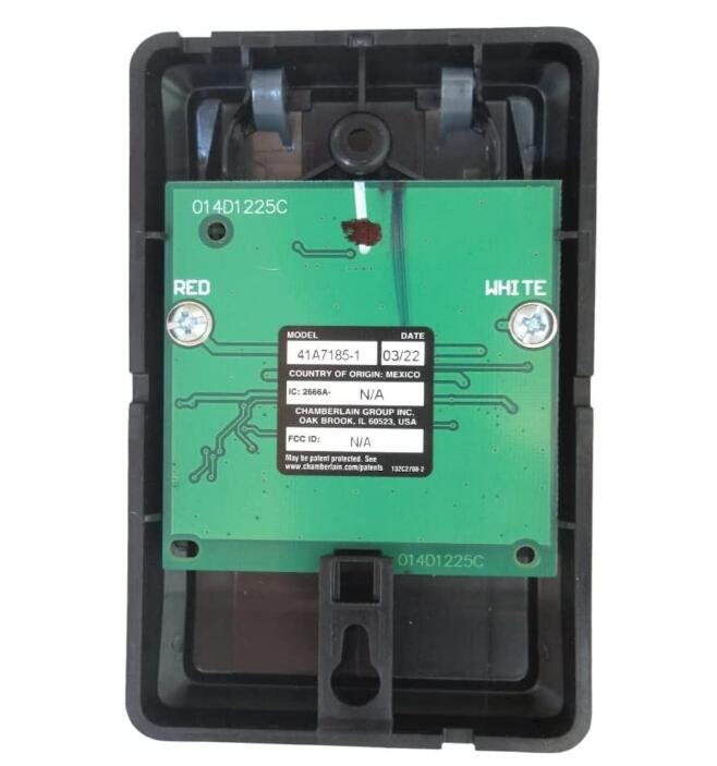 Chamberlain Model 41A7185-1 Wall Control Panel. It Has a QR Scan Code ...