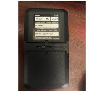 Chamberlain 950estd Mc 950EV Brand New Chamberlain Single Button Garage ...