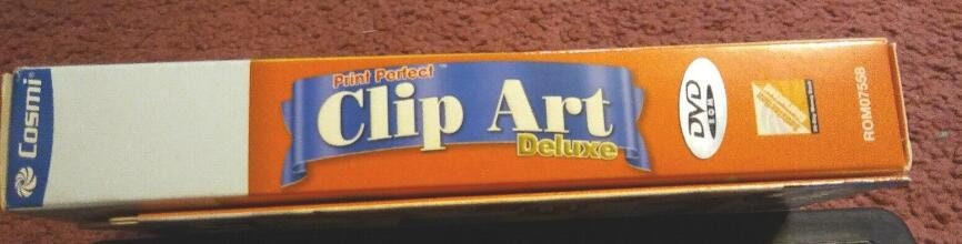 The Cosmi Clip Art Deluxe is a DVD Set With Bonus Advanced Photo Editor and Greenstreet 25,000 ...