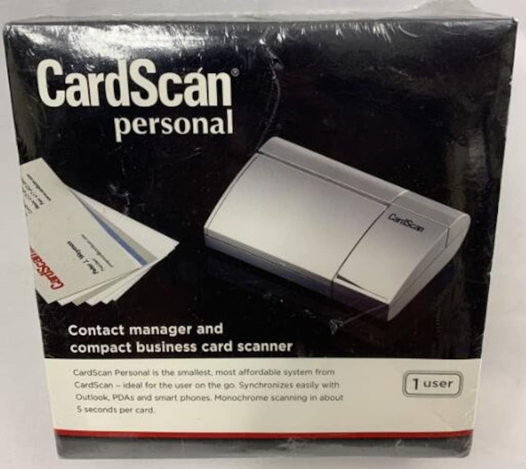 Cardscan 8 Personal Card Scanner CSP A08480-ENG in Retail Box ...