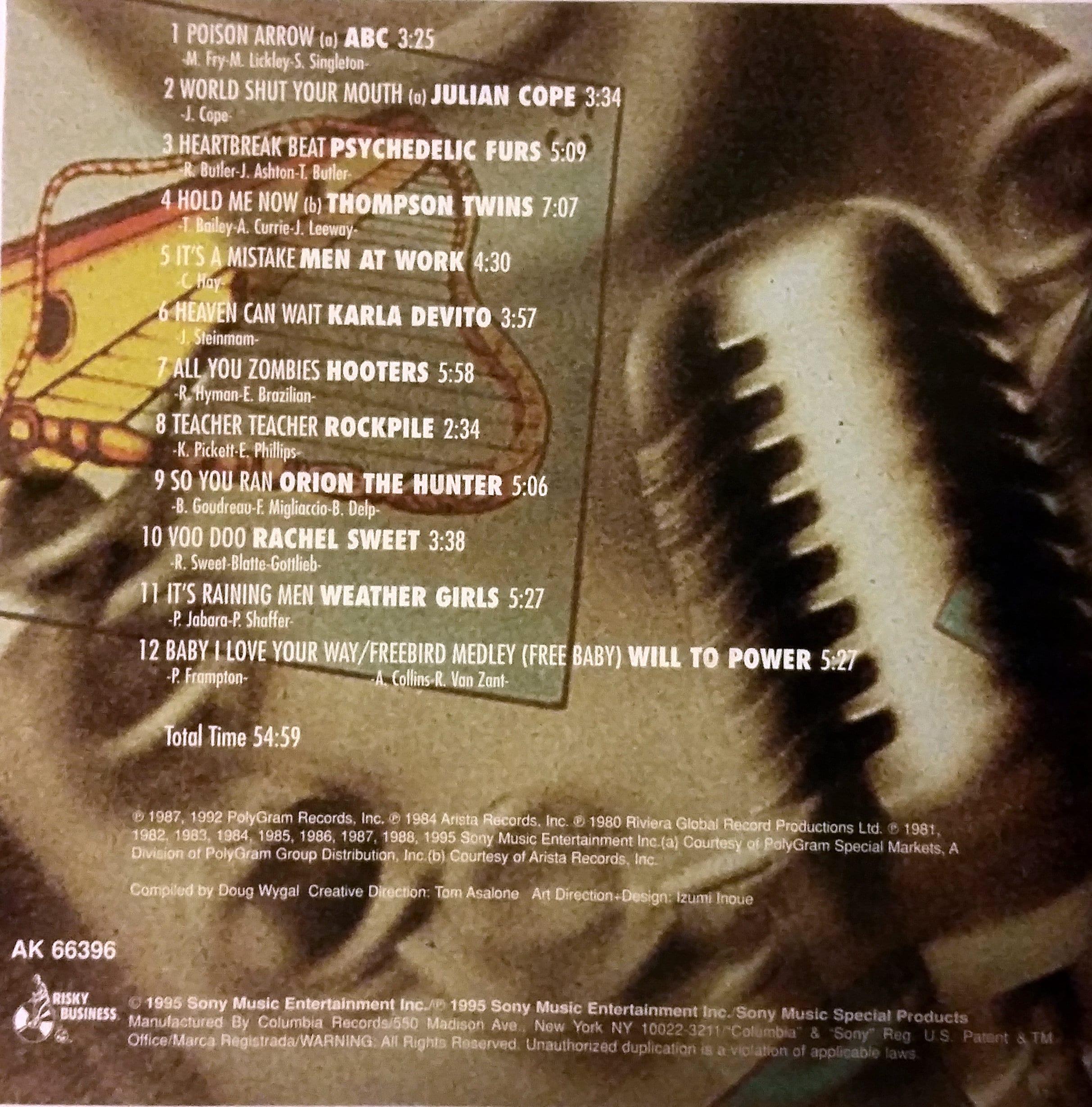 Oldies but 80's Various Artist Format CD Best of the 80s Risky Business ...