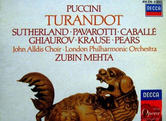 Turandot Format: 2 Cd's Germany 1984 Classical Opera Romantic Puccini ...