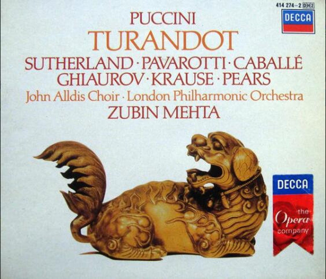 Turandot Format: 2 Cd's Germany 1984 Classical Opera Romantic Puccini ...
