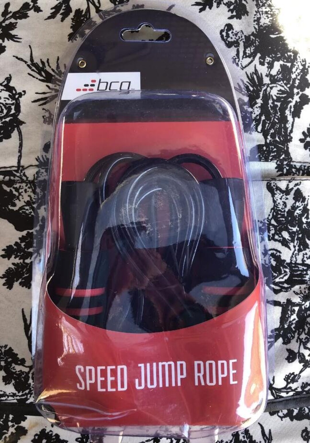 BCG Jump Rope Comfort Foam Handles With 9 Foot PVC Rope Adjustable for ...