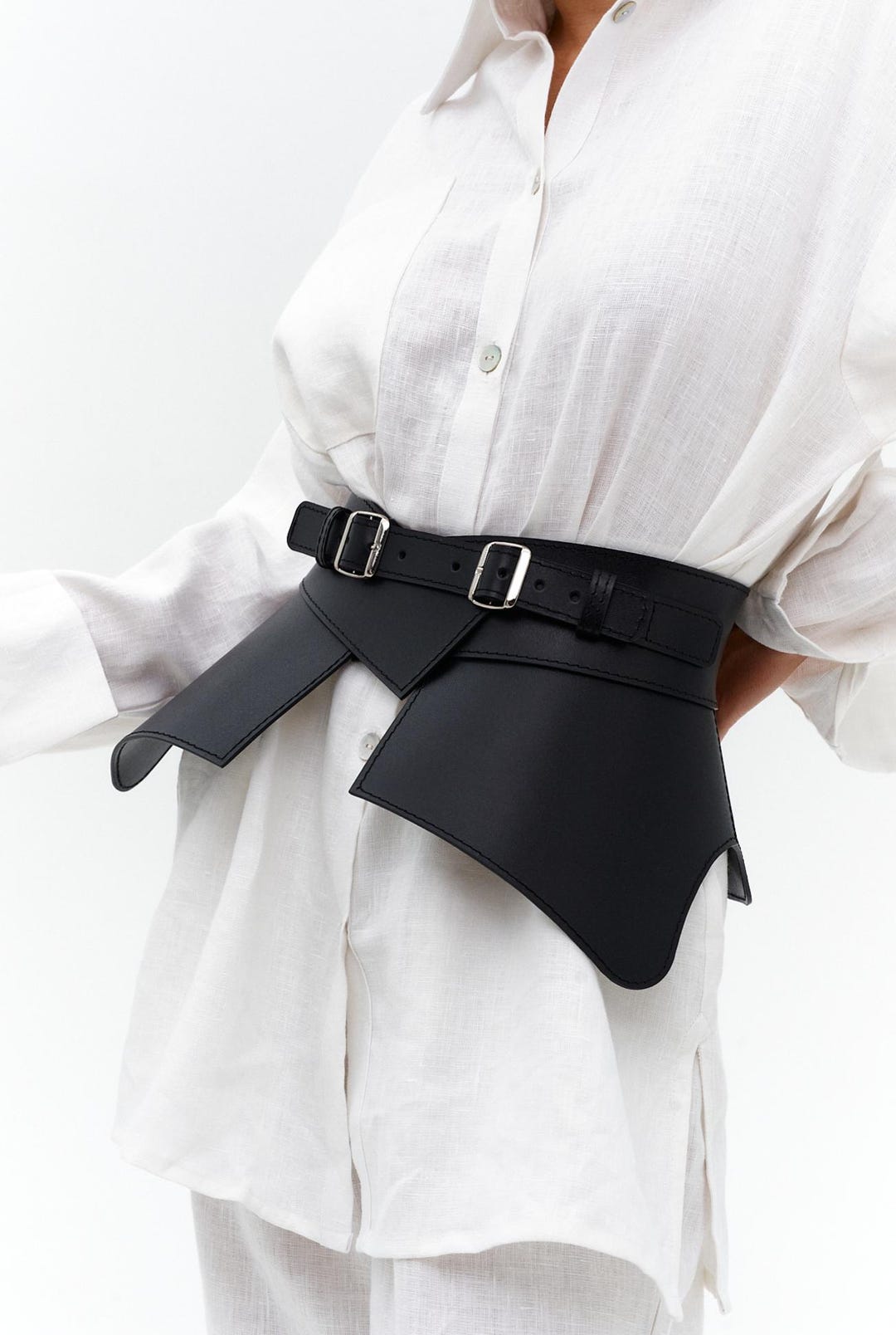 Leather Basque Belt, Leather Womens Basque, Basque Style Skirt Belt ...