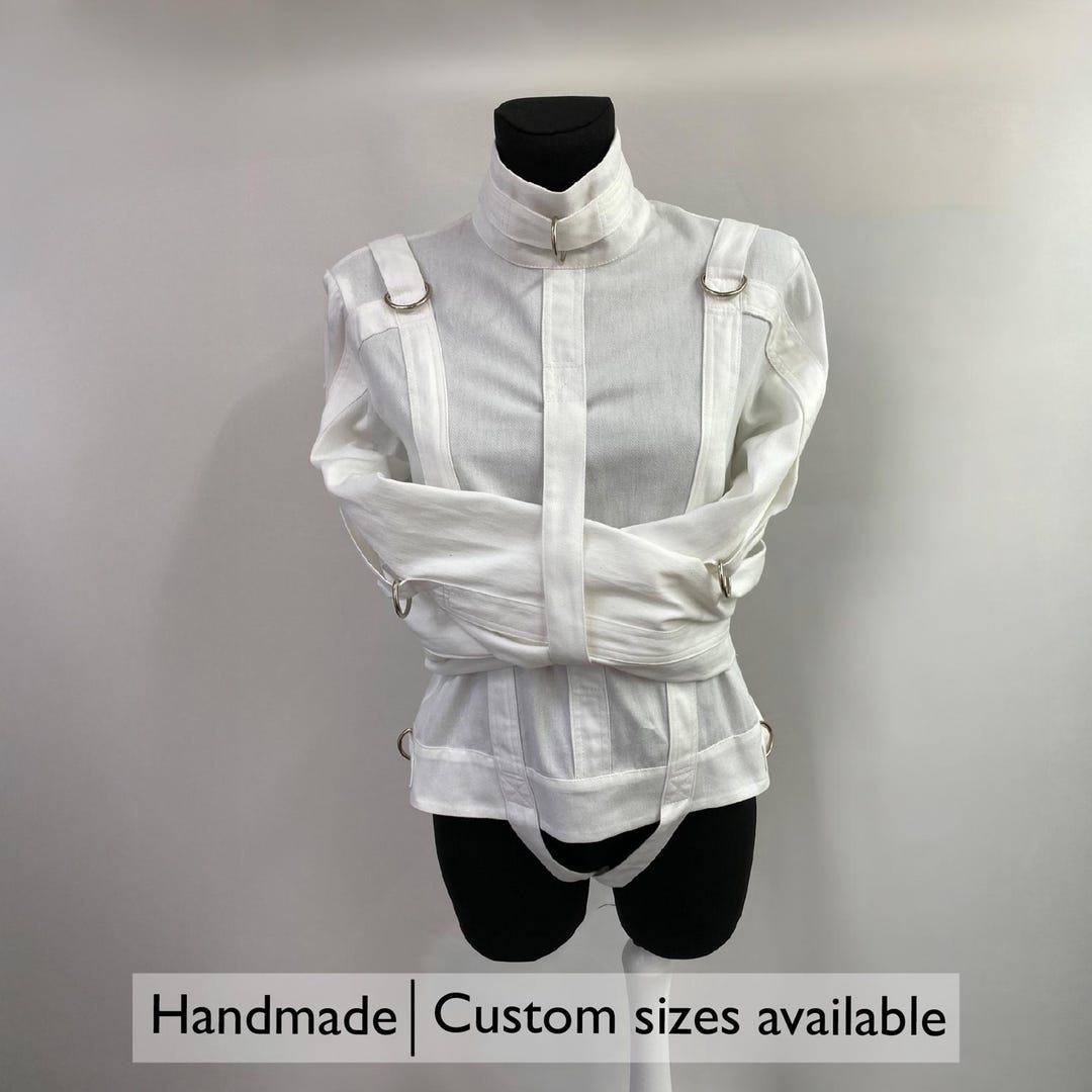 Heavy Duty Straitjacket, Bondage Jacket, Restraint Shirt, BDSM Jacket ...