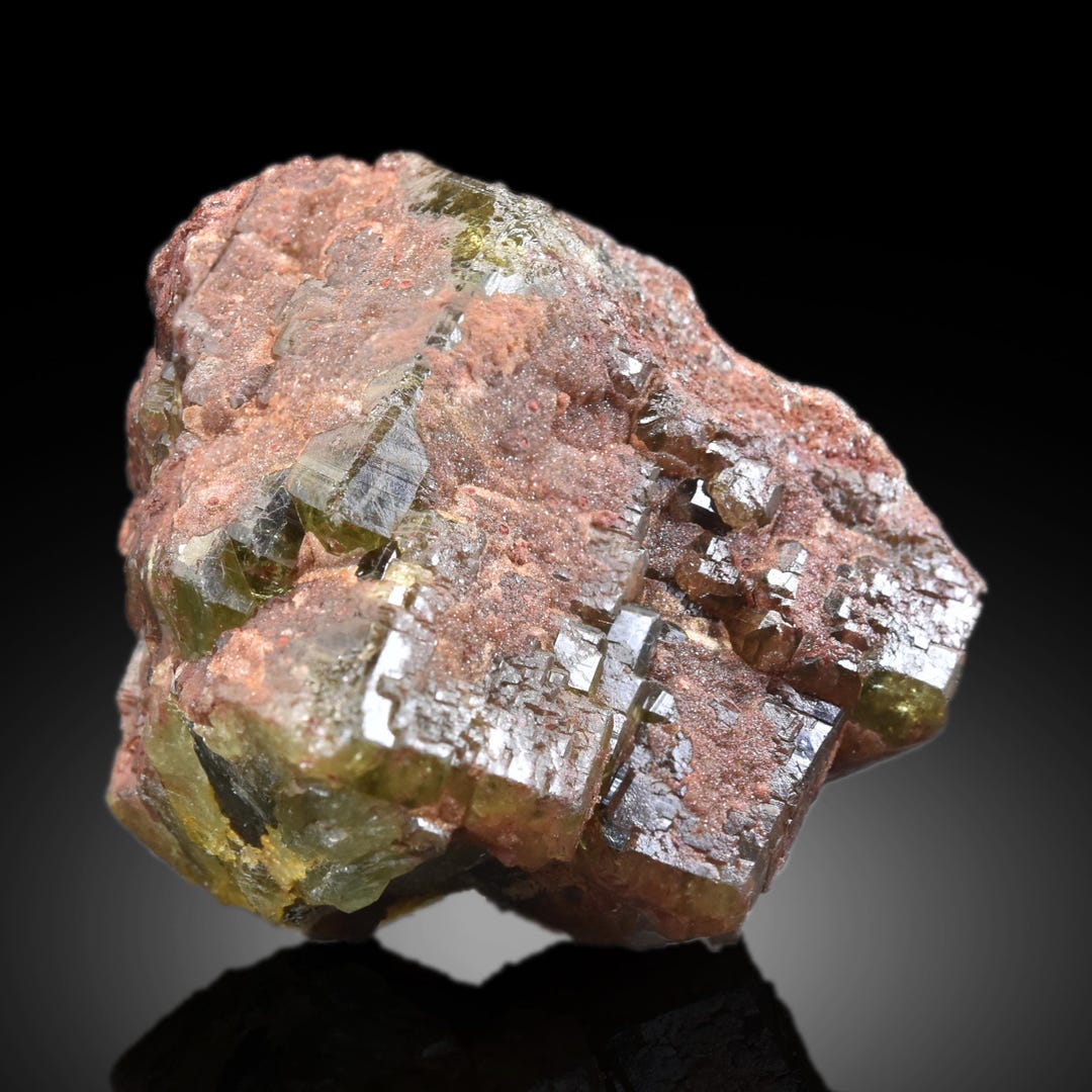 Andradite Demantoid Garnet Crystal - Rare 205 Carat Afghanistan ...