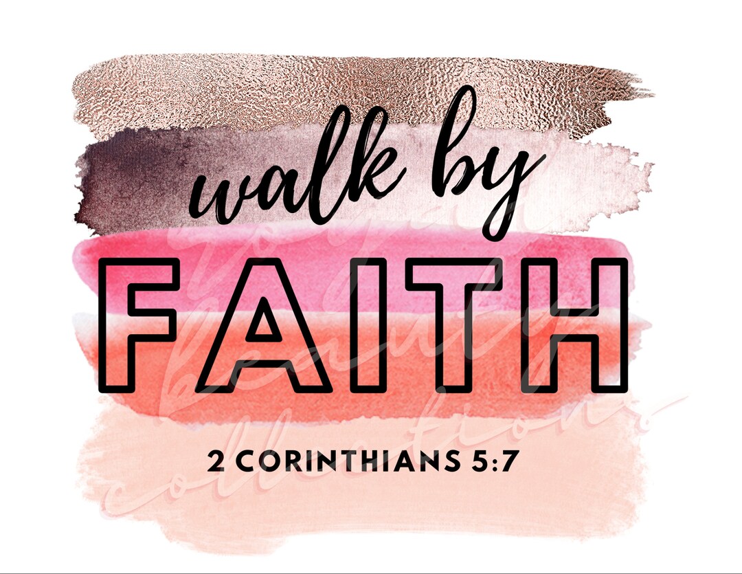 Walk by Faith Digital Design - Etsy