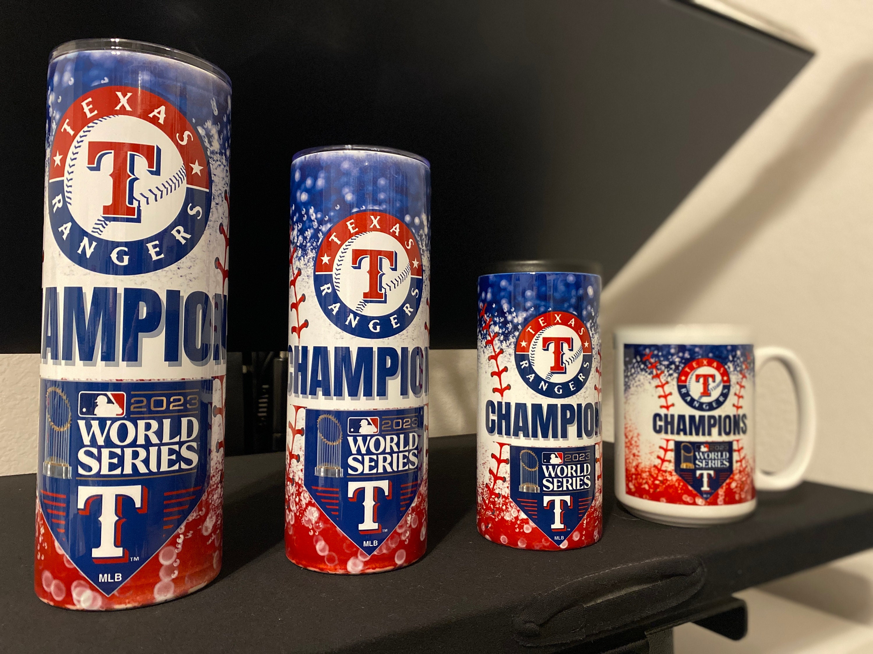 Custom Texas Rangers World Series Champions 15 Oz. Ceramic Mug - Etsy