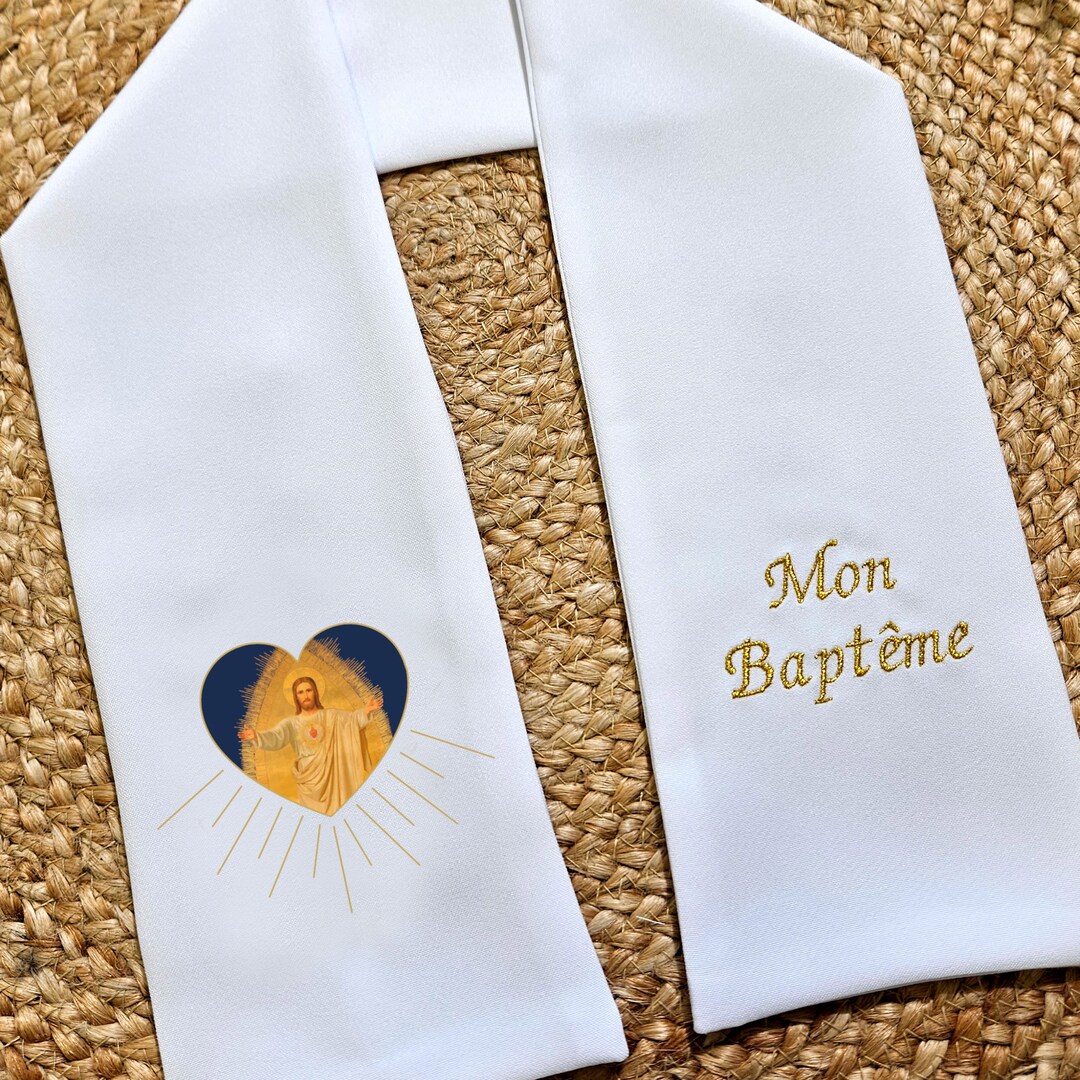 Customizable CHRIST Baptism Communion Confirmation Stole Scarf ZF-34 - Etsy