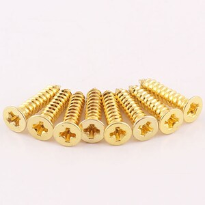 100pcs Screws Gold Rivets Drywall Screws Wood Screws Miniature Hardware ...
