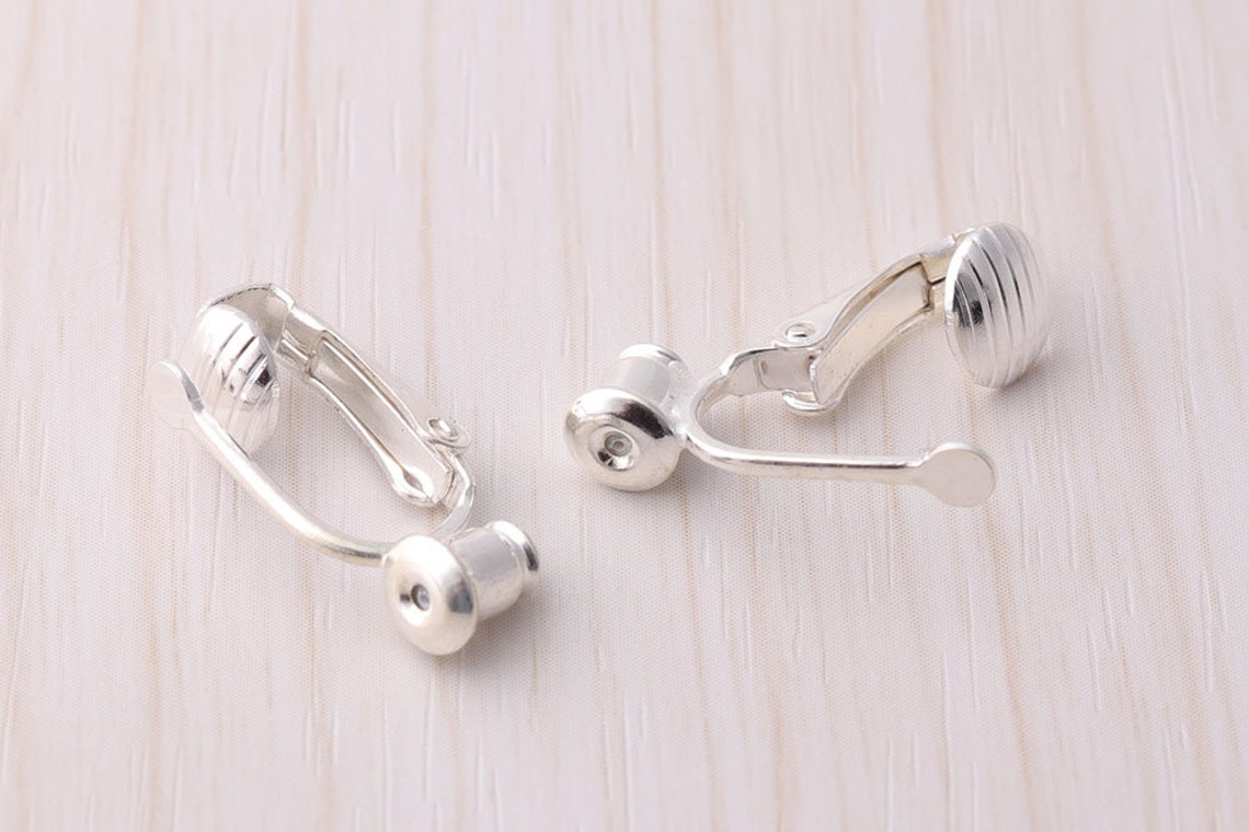 6pairs Silver Clip on Earring Clip-ons Non Pierced Ears Clip - Etsy