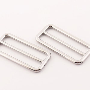 Silver Adjuster buckle Metal Slide Buckle adjuster slide | Etsy