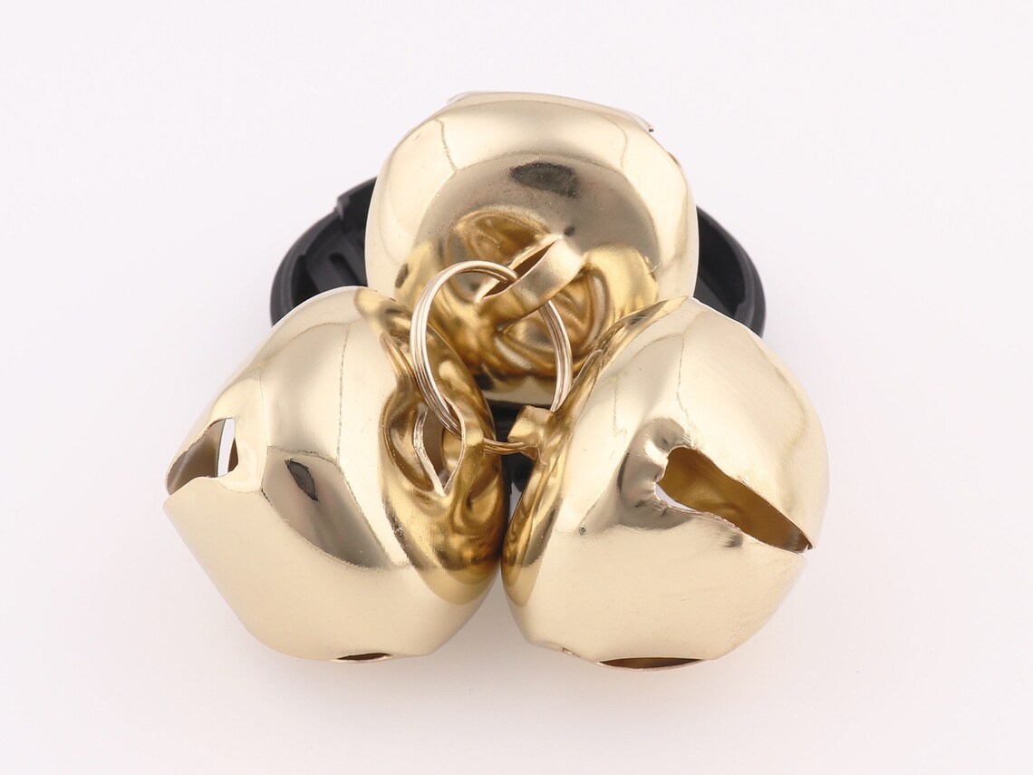 Big Bells Gold Jingle Bells Sleigh Bells Christmas Decor Bells - Etsy