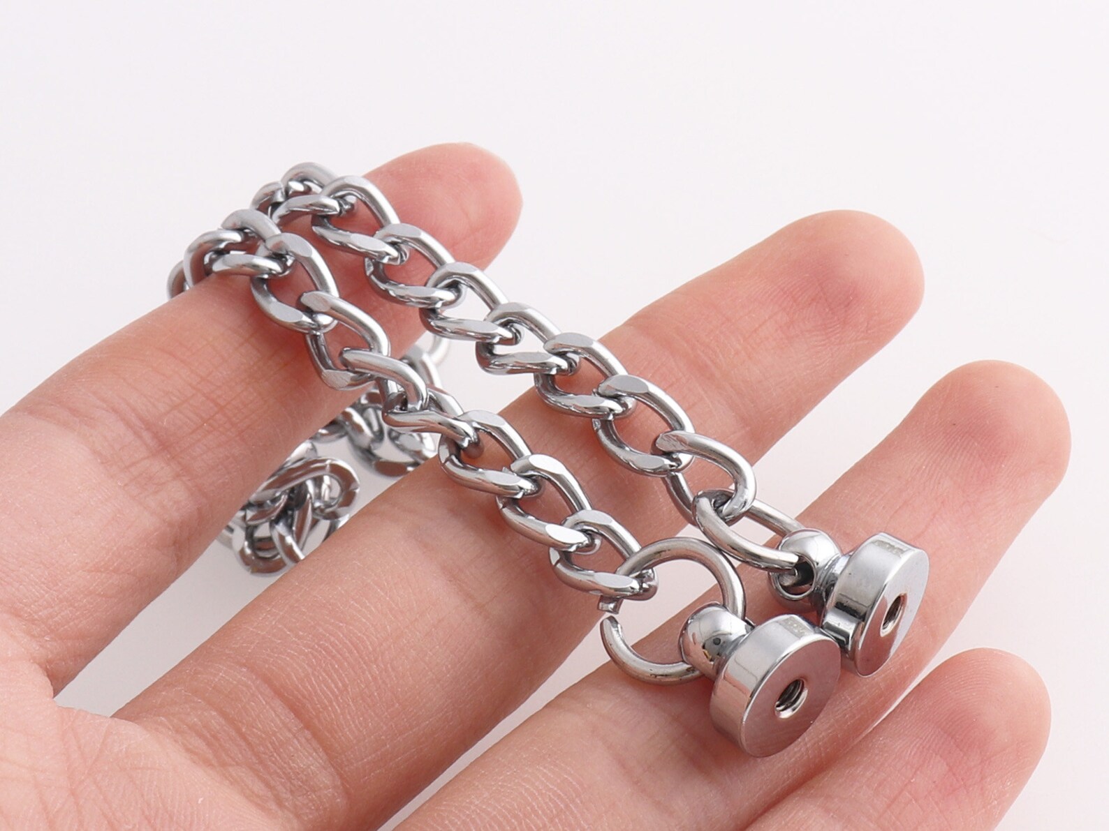 Bag Chains Chain Handlechains With Screws Purse Strap Chain | Etsy