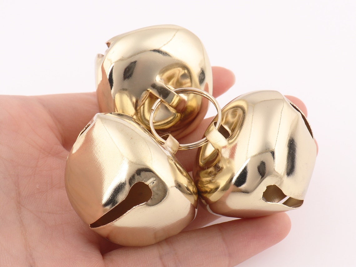 Big Bells Gold Jingle Bells Sleigh Bells Christmas Decor Bells - Etsy