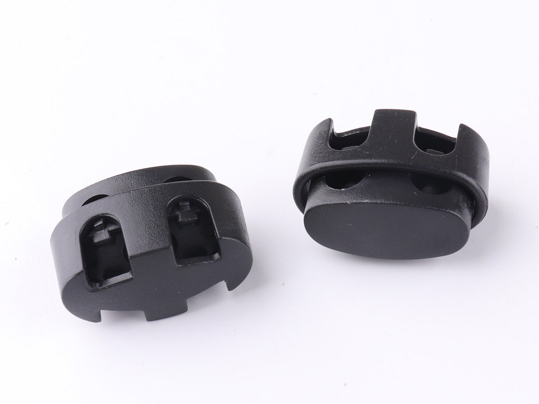 Plastic Cord Stopper Double Hole Cord Lock Barrel Toggle - Etsy