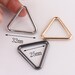 Triangle Buckle Slider Buckle Strap Keeper Triangles Rings for Belt ...