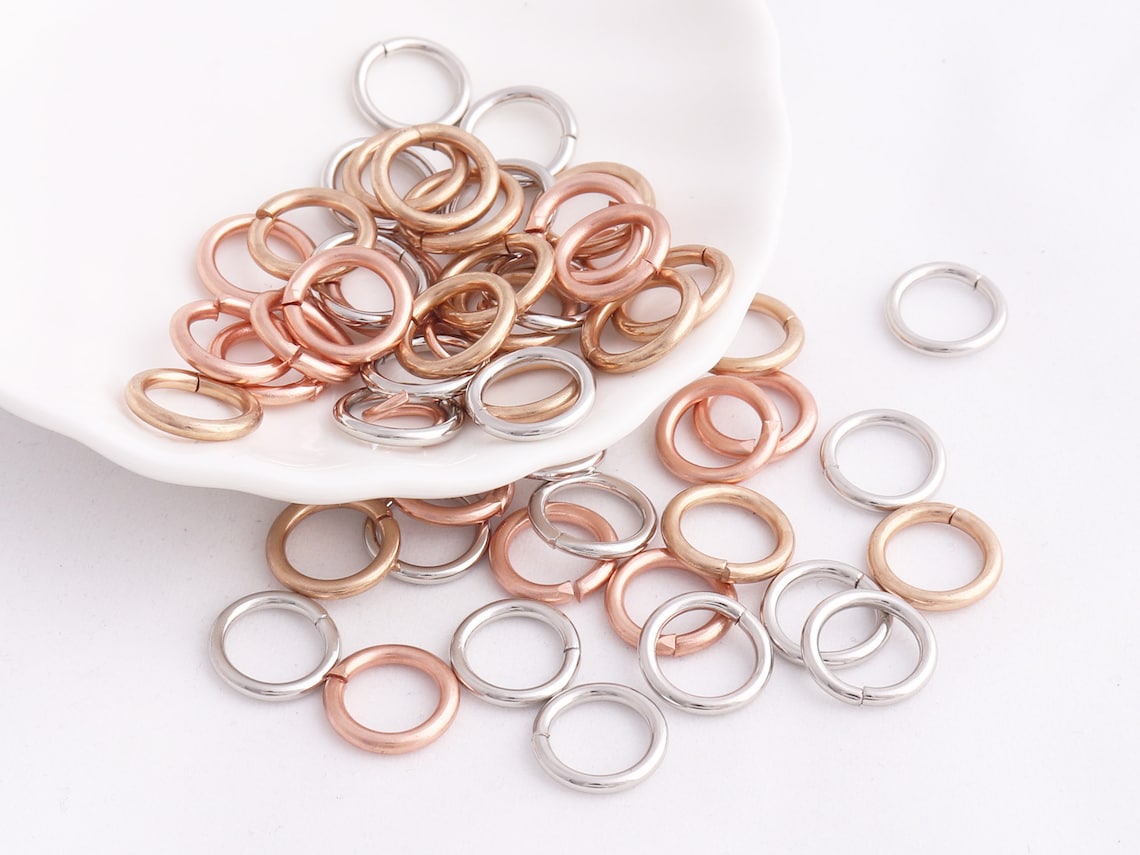 O Rings Split O Rings Open Jump Rings Round Rings Connector | Etsy